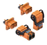 China Neopower 2 Pin High Voltage Connector 220A 1000V with HVIL for EV Battery and PDU for sale