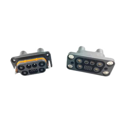 China Neopower 240A/120A Stacked Energy Storage Connector Set | 1500V DC Plug & Floating Receptacle for sale