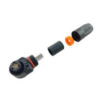 China Neopower 120A Right-Angle Fast Charging Plug | 1000V DC Heavy-Duty Connector for sale