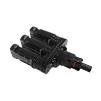 China Neopower MC4 One-in-Three Plug & Socket – IP67 Waterproof 3-Way Solar Branch Connector for Photovoltaic Systems for sale