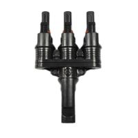 China Neopower MC4 One-in-Three Plug & Socket – IP67 Waterproof 3-Way Solar Branch Connector for Photovoltaic Systems for sale