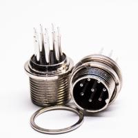 China IP55 Aviation Plug Socket Connector,  Screw Lock 5 Pin Male Connector for sale