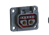 China Multi Pin Low Voltage 300V DC Hybrid Power Connector IP54 Waterproof for sale