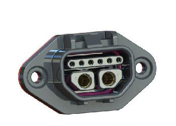 China 6 Pin 60A 8AWG 5000 Cycle Life Hybrid Power Connector For Lithium Battery Pack for sale