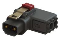 China 300 VDC 40A 20AWG Battery Pack Hybrid Power Connector With EMI Shielded for sale