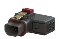 China 12 Pin Hybrid Power Connector, RS485 High Mating Cycle Receptacle Plug for Electrical Motorcycle for sale