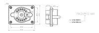 China Coaxial 1000V Hybrid Power Connector , Lithium Battery Swapping Socket Plug for sale