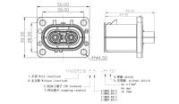 China 1000V DC Marine Battery  Connectors , 20A Battery Pack Connectors for sale