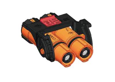 China 2 Pin Interlock 150A High Voltage Battery Connector FCC Approved for sale