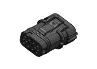 China 22AWG Transmission Cable Connector , IP6K9K 10 Pin Terminal Plug Connectors for sale