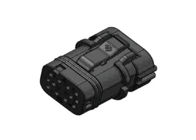 China 22AWG Transmission Cable Connector , IP6K9K 10 Pin Terminal Plug Connectors for sale