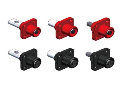 China Straight Head 120 Amp 1 Pole Waterproof Battery Connectors With Plastic Shell for sale