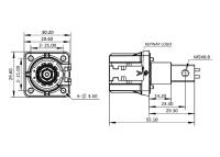 China 100A High Amp Battery Connectors , IP67 Electrical Receptacle Connector for sale