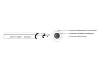 China Dual Core 1500V DC Silicone Electrical Wire, EN50618 Standard Solar PV Cable for sale