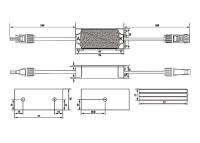 China 2500V AC Inuslation Outdoor Anti Reverse PV Branch Connectors, anti-UV 55A MC4 Diode Connector for sale