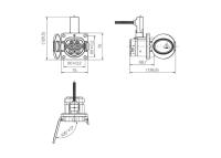 China Single Phase 32A Electric Vehicle Charging Plug Straight Angle for sale