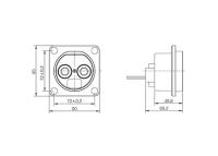 China Dummy AC Holder EVSE Electric Car Charging Sockets For Home for sale