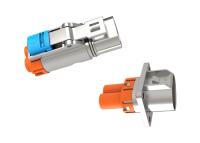 China Secondary Lock EV Battery Connector IPXXB Waterproof 2 Pin Power for sale