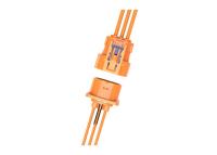 China 3000V AC 3 Pin Automotive Connector Plastic Shell  Plug Socket Recepatcle for sale
