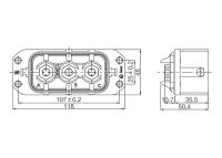China Touch Proof 144H 50mm2 EV Battery Connector IEC Certification for sale