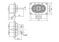 China Right Angle Auto Electrical Plugs And Sockets for sale