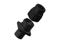 China 12 Pin 5A Bayonet Locking Power Signal Connector With Poka Yoke Key for sale