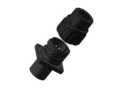 China 12 Pin 5A Bayonet Locking Power Signal Connector With Poka Yoke Key for sale