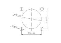 China 24VDC Transmission Cable Connector , IEC Metal Shell 8 Pin Cable Connector for sale