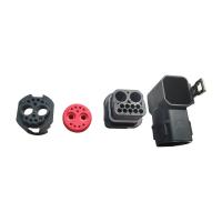 China New Energy Car 2 Pin Power Hybrid Electric Vehicle Connector 9 Signal 55A Channel for sale