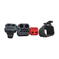 China New Energy Car 2 Pin Power Hybrid Electric Vehicle Connector 9 Signal 55A Channel for sale