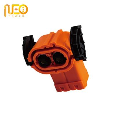 China 2 Pin 70mm2 200A Straight High Voltage Connector For Electrical Vehicle for sale