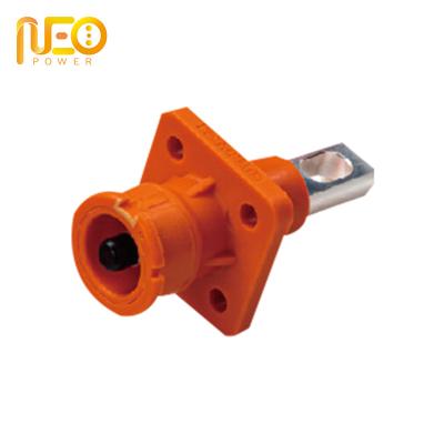China 1500V 125A Single Pin Right Angle Connector Plastic for Power Storage for sale