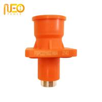 China Big Flange Short Type Right Angle Connector Energy Station Socket Wire Harness for sale
