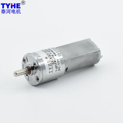 China Low Noise powder gears 17mm dia 3v 7.4v 12v 24v 1watt 20rpm brushes dc spur gear motor ce for sale