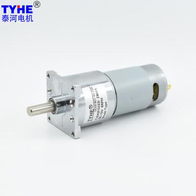 China All steel gears Customizable 42mm Size 5N.m 24v 12v Dc Gear Motor Low Rpm for sale