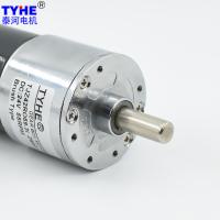 China High Strength Zinc Alloy Housing 42mm size dc 24 12 volt gear reduction motor 100 rpm 40 rpm for sale