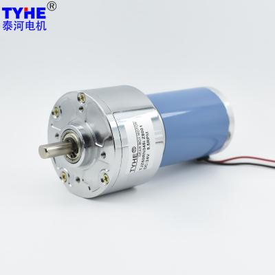 China Speed Adjustable IE3 60mm Dia Big Power 45w 30RPM 12v 24v Dc Gear Motor Ce Rohs for sale