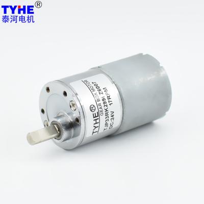 China Steel Shaft 33mm 3530 150 Rpm Brushed 5v Dc Gear Motor 6v For Rubber Machine for sale