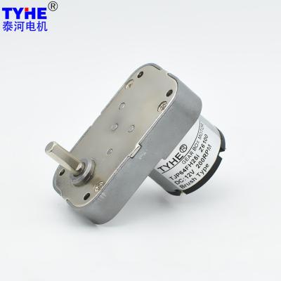 China PMDC High Torque 10 Kg Cm Flat Gear Motor 12V 24V Speed Adjustable for sale
