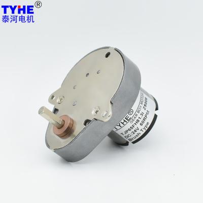 China Anti Interference 7.5V 14.4V DC Spur Gear Motor 65*48mm 1 Rpm 80 Rpm for sale