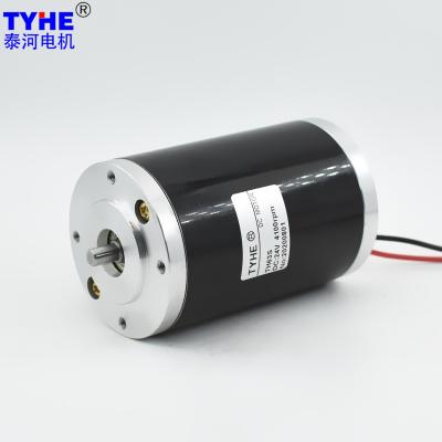China 0.1nm PMDC Brushed DC Motor 7000Rpm 150W 63mm 24V 200W DC Motor for sale