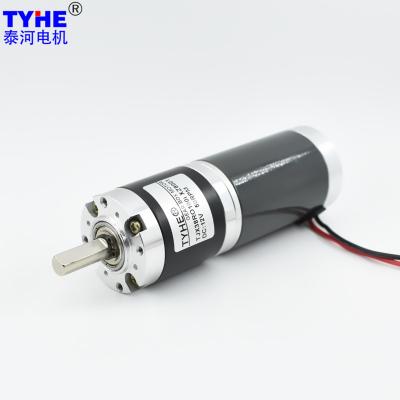China Small D38mm 200Rpm 24V DC Gear Motor With Brake 40kg.Cm Torque for sale