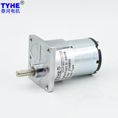 China Small 9V 24V DC Motor High Torque Low Speed 10rpm 5rpm 10 Kg Cm Torque DC Motor for sale