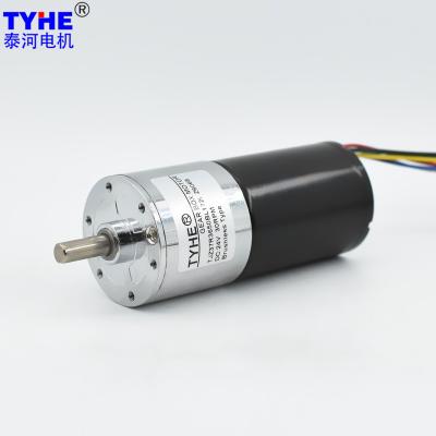 China 1500rpm 12w Brushless Dc Gear Motor 37mm High Torque Low Rpm 2D Drawing for sale