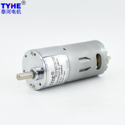China 37mm Gear Box 6v 12v 24V Dc Gear Motor Rs545 Low Speed 1 Rpm 3rpm for sale