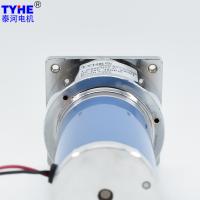 China Mini Od 60mm 10nm 10 Rpm 50w Brush Dc Gear Motor 12V 24V Large Torque for sale