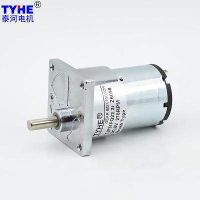 China 6v 24v Low Rpm 37mm Miniature Dc Gear Motor 15rpm For Led Light for sale