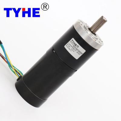 China 150 Watt 30nm 100rpm Brushless Gear Motor 57mm With Driver for sale