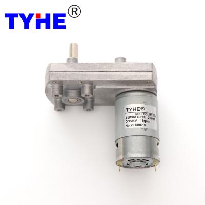 China Powder Metallurgy 24v 100rpm 15w Dc Gear Motor 96mm*60mm for sale