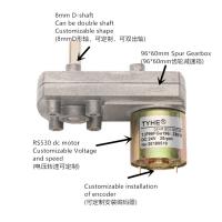 China 24 Volt 30rpm Flat Gear Motor 5nm Dc Metal Gear Motor 250rpm for sale